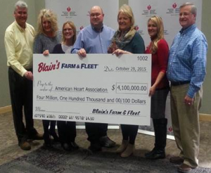 AHA donation | Blain's Farm & Fleet Blog