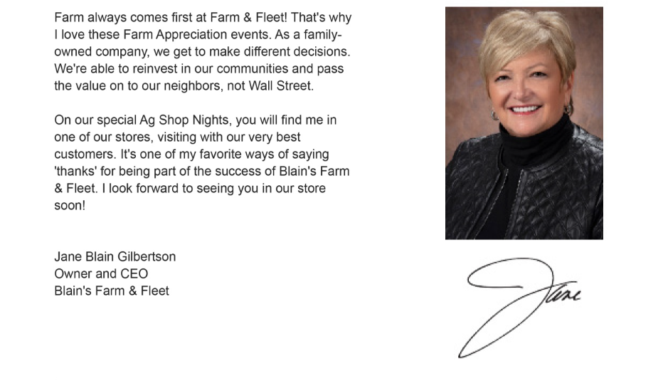Join Us for Our 2024 Farm Appreciation Event! | Blain's Farm & Fleet Blog